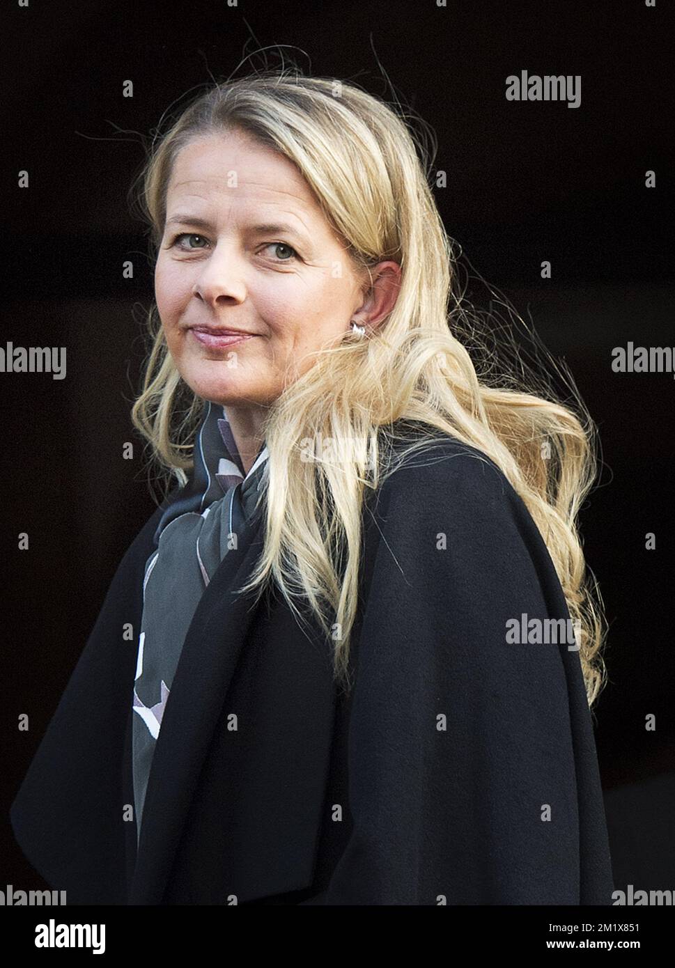 10-12-2014 AMSTERDAM - Princess Mabel Arrive at the Dam palace in ...