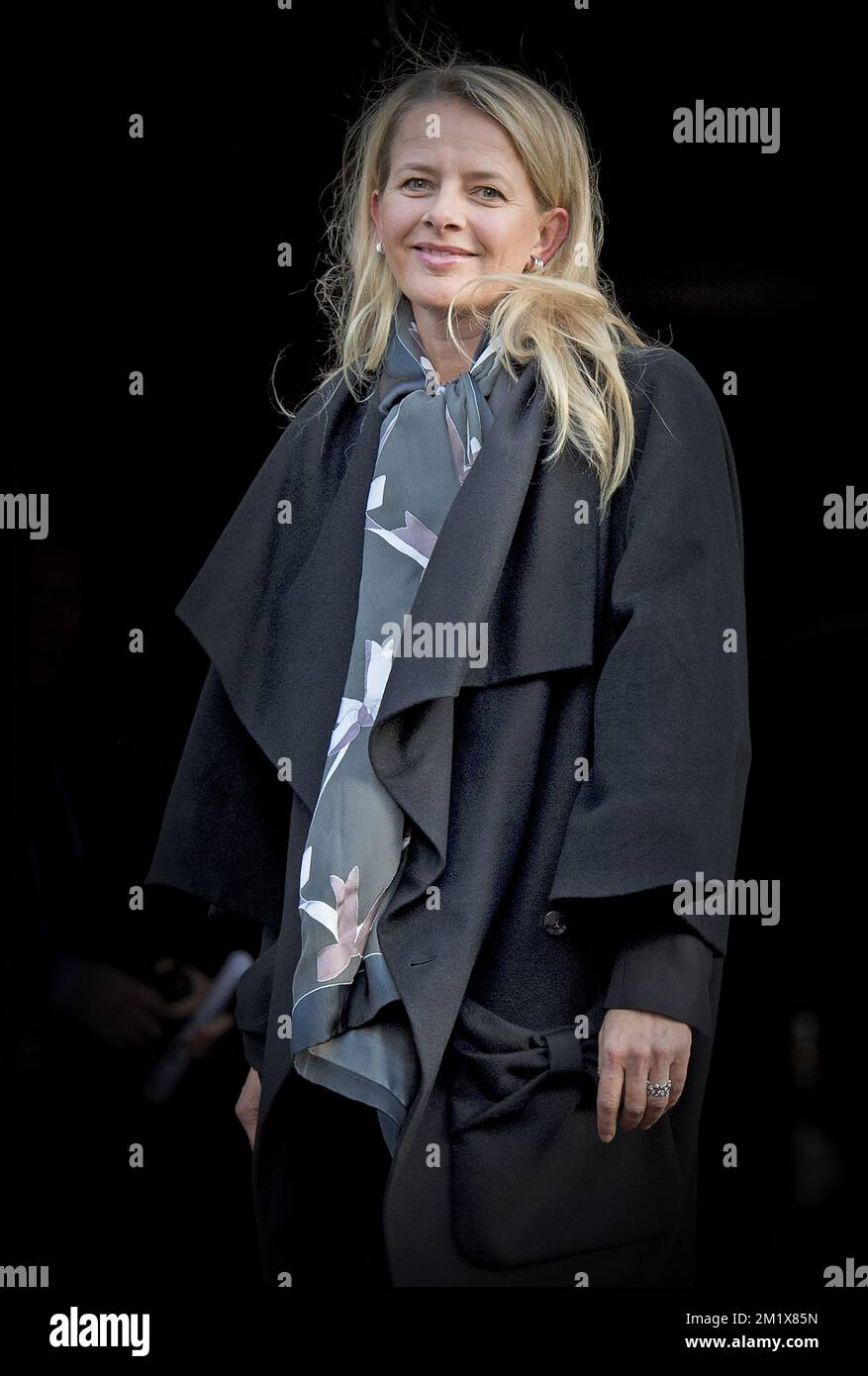 10-12-2014 AMSTERDAM - Princess Mabel Arrive at the Dam palace in ...