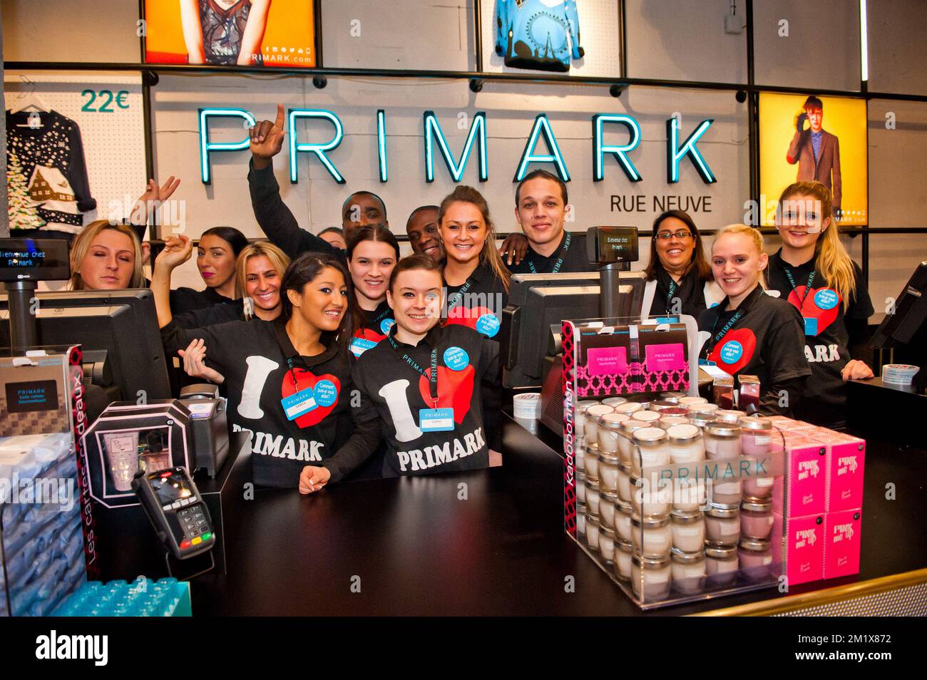 20141210 - BRUSSELS, BELGIUM: Opening of the first "Primark" store in ...