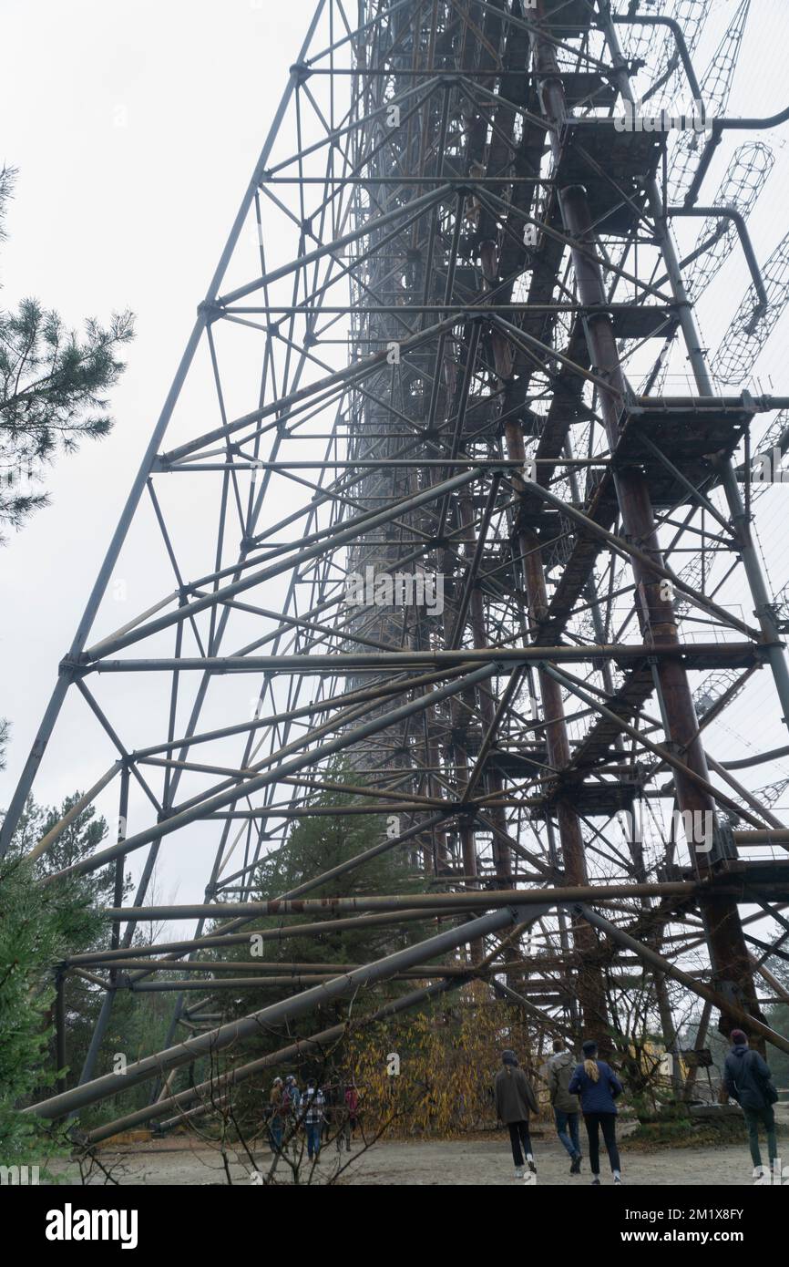 Famous steel radar defense system located at chernobyl radiactive ...