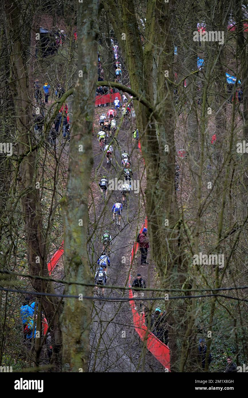 20141221 - NAMUR, BELGIUM: Illustration picture shows the cyclocross ...