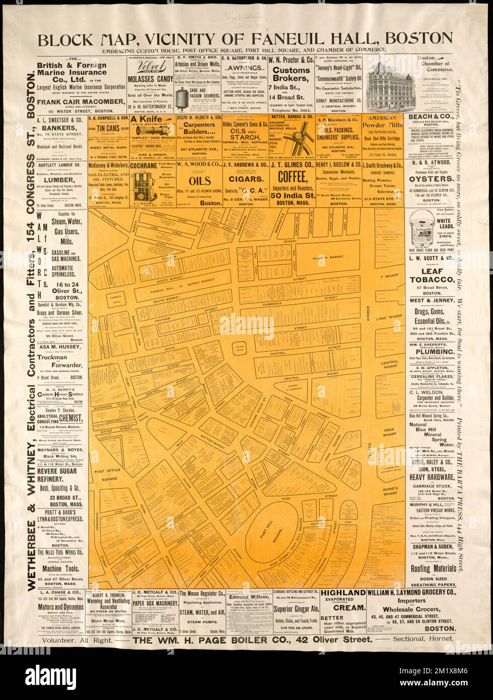 Block map, vicinity of Faneuil Hall, Boston : embracing Custom House ...