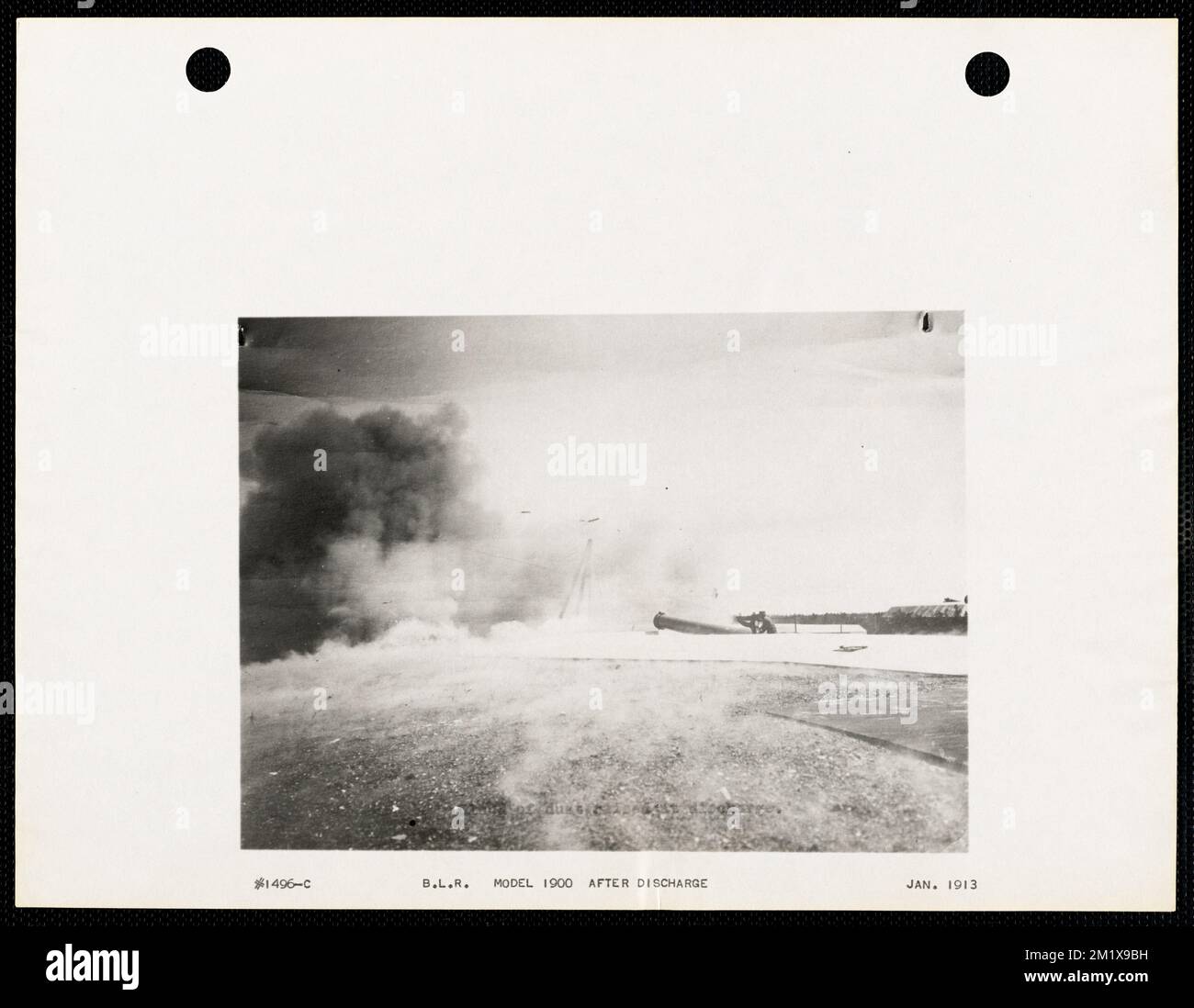 B.L.R. model 1900, after discharge , Arms & armament. Records of U.S ...