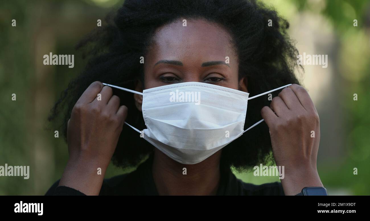 African person taking off surgical hi-res stock photography and images ...