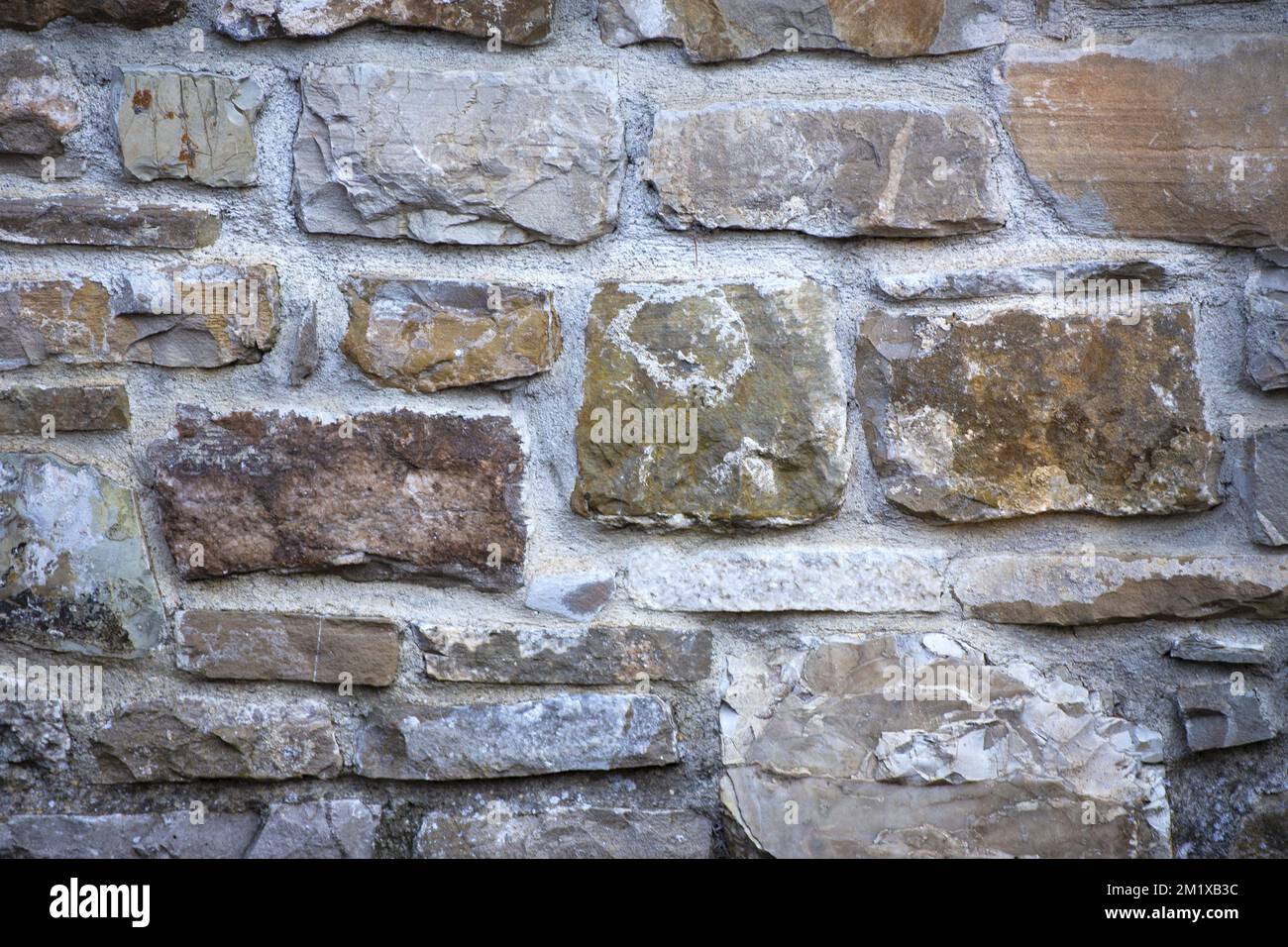 wall built with building stones Stock Photo - Alamy