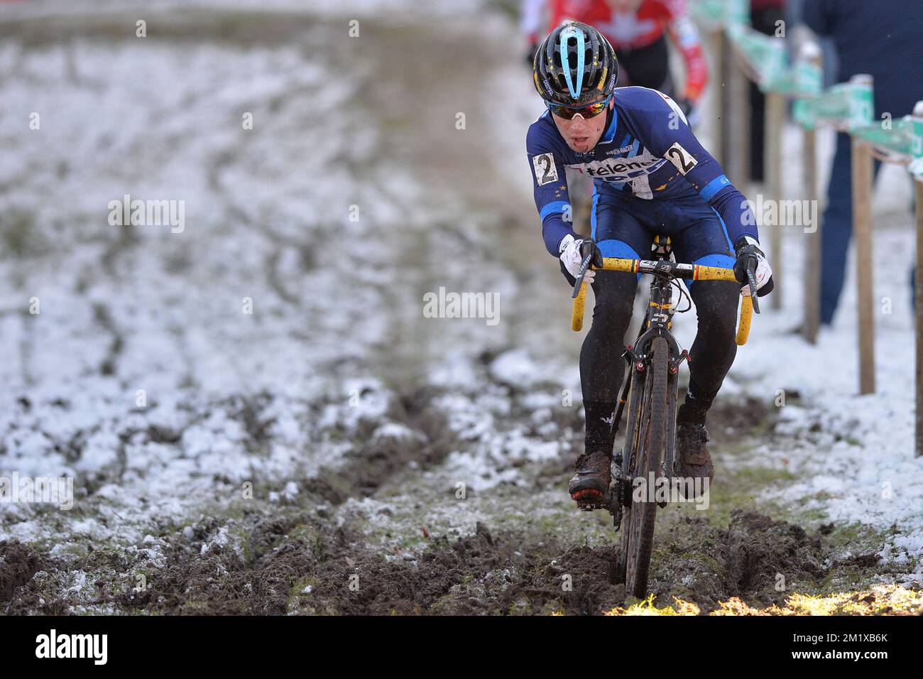 20141228 - DIEGEM, BELGIUM: Belgian Eli Iserbyt pictured in action ...