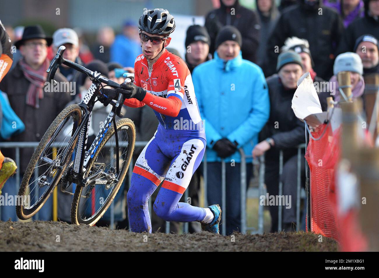 20150101 - BAAL, BELGIUM: Dutch Lars Van Der Haar pictured in action ...