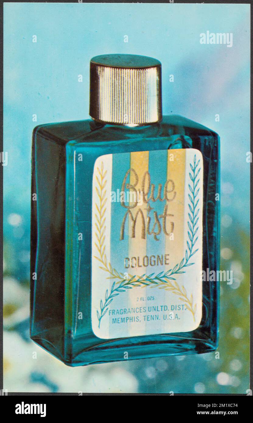 Blue Mist Cologne , Perfumes, Tichnor Brothers Collection, postcards of ...
