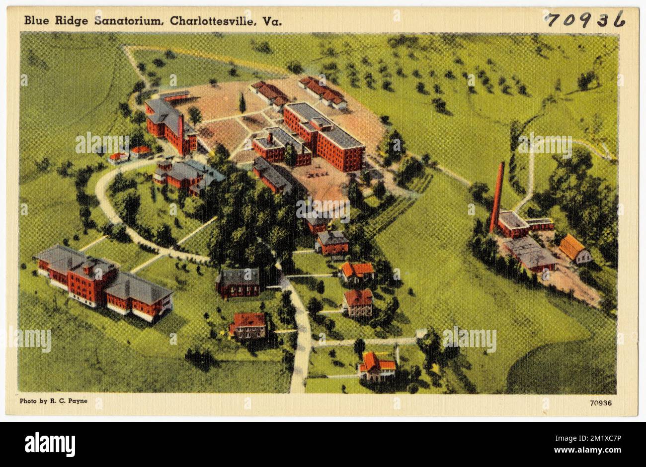 Blue Ridge Sanatorium, Charlottesville, Va. , Tichnor Brothers ...