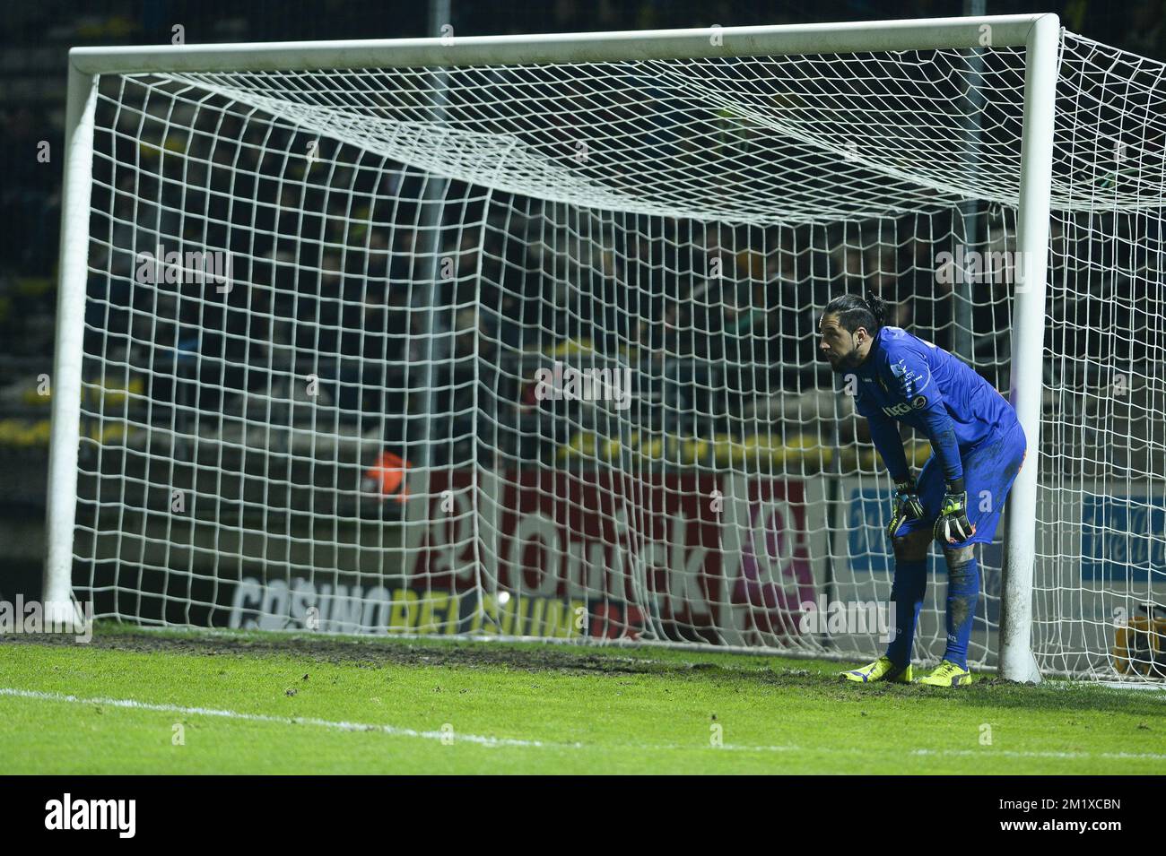 20141226 - LIER, BELGIUM: Lierse's goalkeeper Boban Bajkovic looks ...