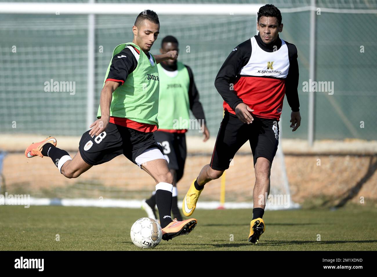 20150106 - SAN PEDRO DEL PINATAR, SPAIN: Standard's Reda Jaadi and ...