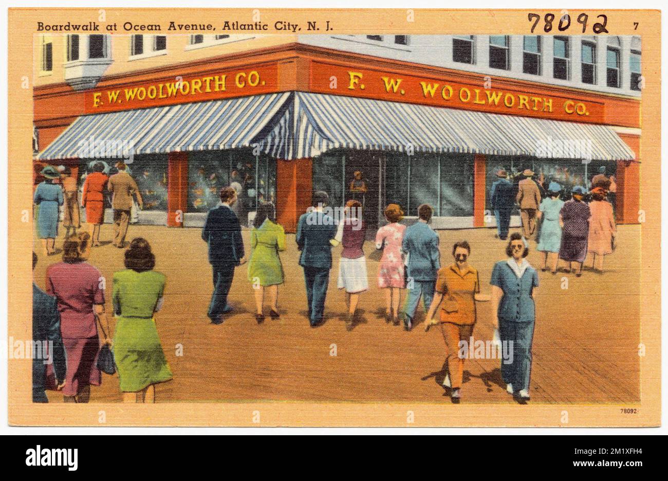 Ocean city boardwalk new jersey Cut Out Stock Images & Pictures - Alamy