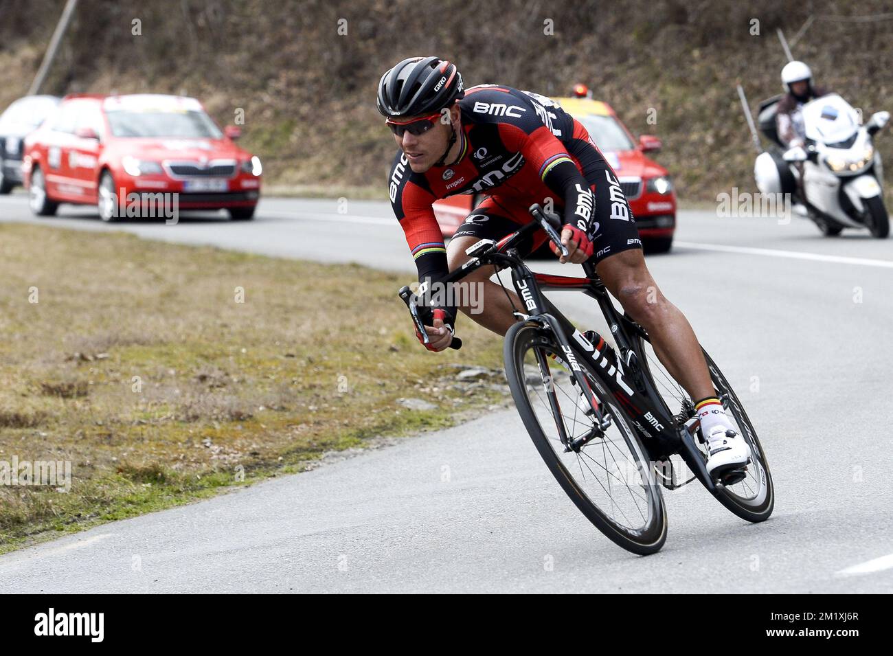 Belgian Philippe Gilbert of BMC Racing Team pictured during stage 3 on ...