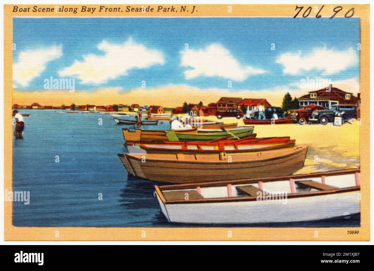 Nautical seaside scene Cut Out Stock Images & Pictures - Alamy