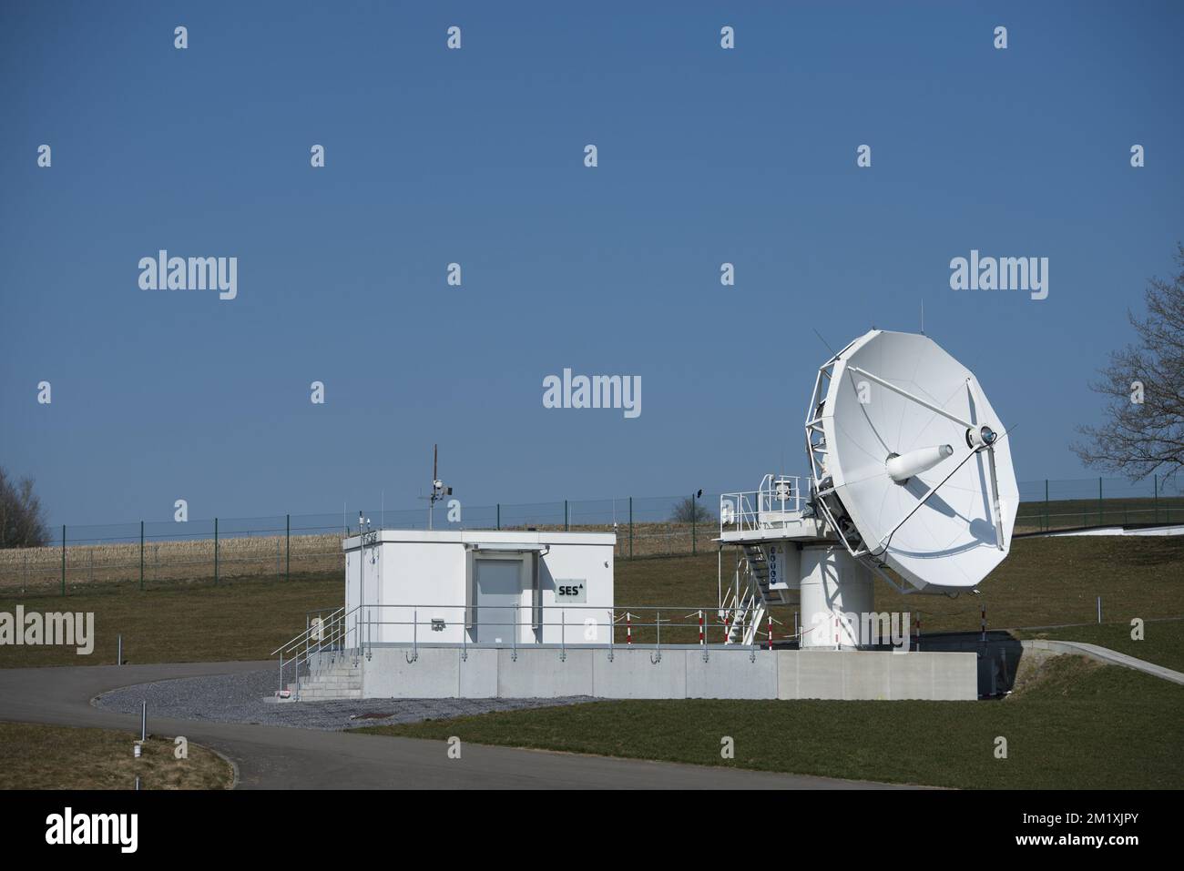 Illustration picture shows the station of the ESA European Space Agency ...