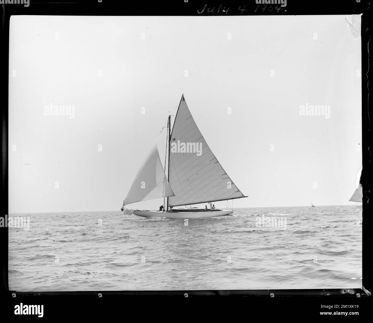 Boat sailing, Marblehead, MA , Sailboats. Herman Parker Collection ...
