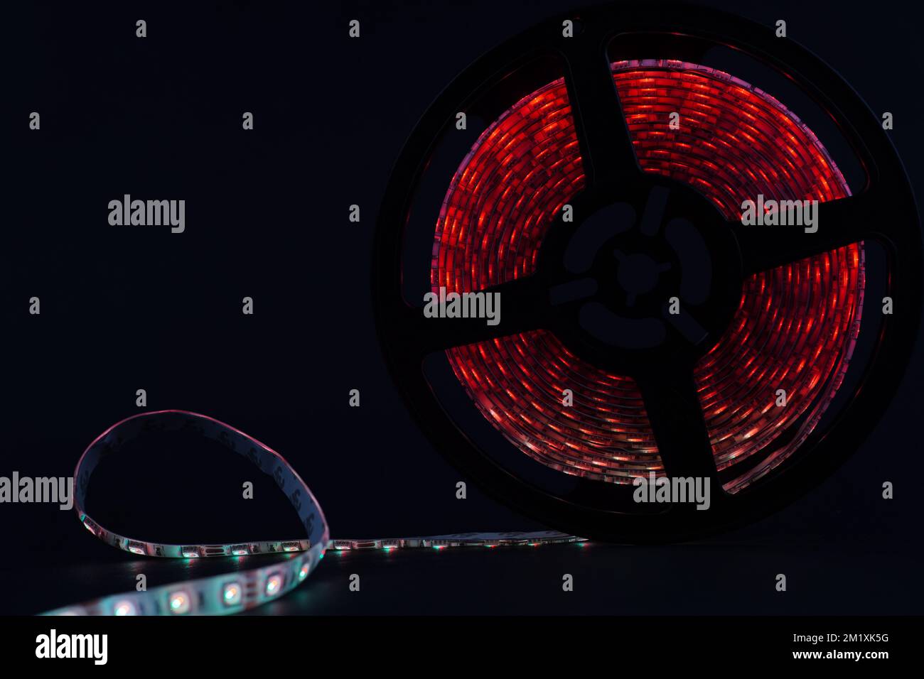 led strip in color light roll Stock Photo - Alamy