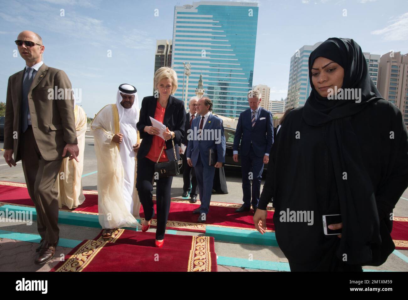 20150325 - DOHA, QATAR: Princess Astrid of Belgium, Flemish Minister of ...