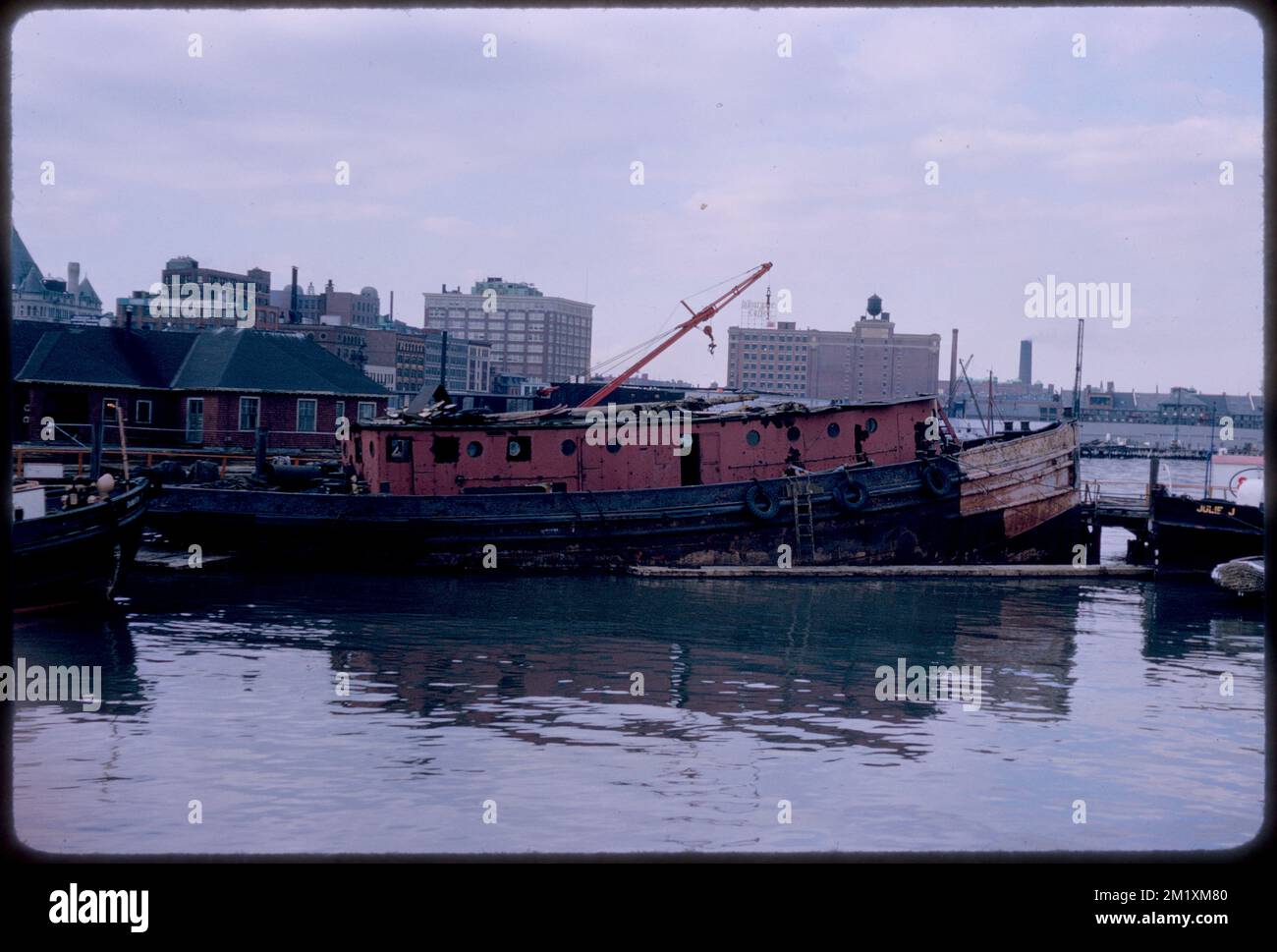 Boats and pier with cityscape in background, Boston , Ships, Piers ...