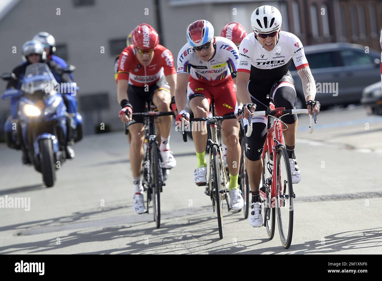 Belgian Stijn Devolder of Trek Factory Racing pictured in action during ...