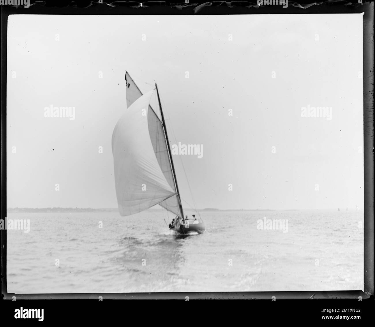 Boats sailing, Marblehead, MA , Sailboats. Herman Parker Collection ...