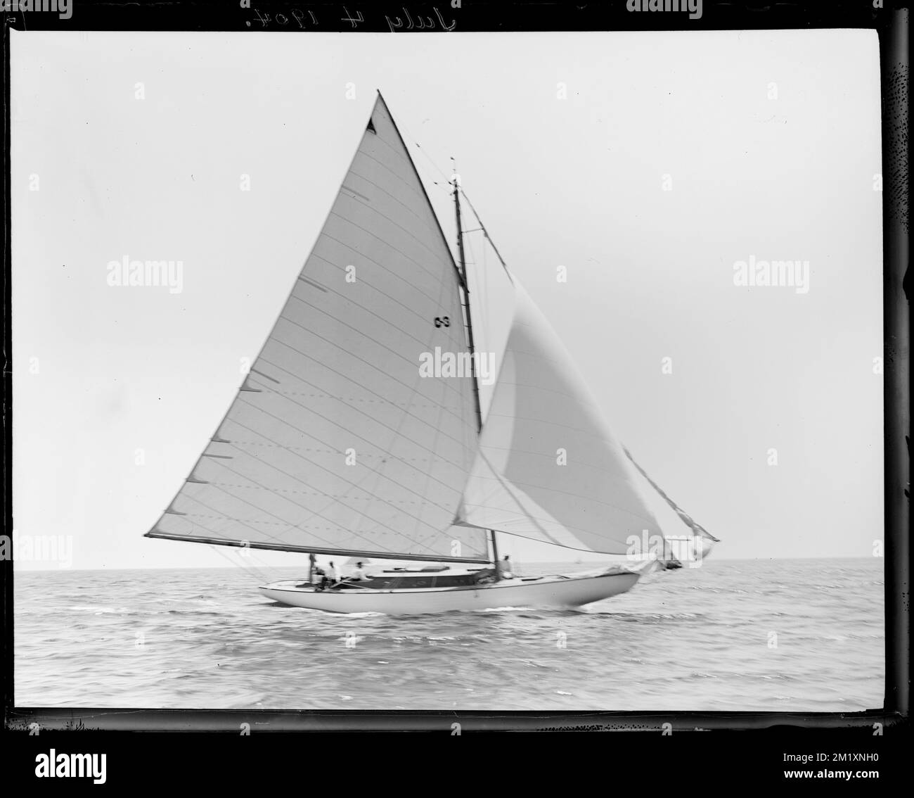 Boats sailing, Marblehead, MA , Sailboats. Herman Parker Collection ...