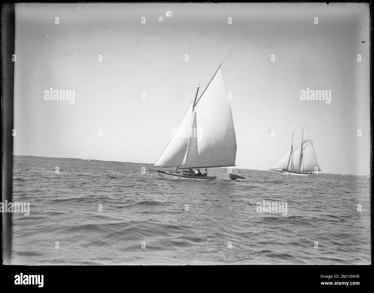 Boats sailing Marblehead, MA , Sailboats. Herman Parker Collection ...
