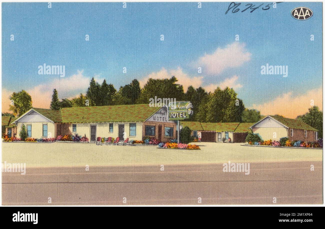 Bob Hope Motel , Motels, Tichnor Brothers Collection, postcards of the ...