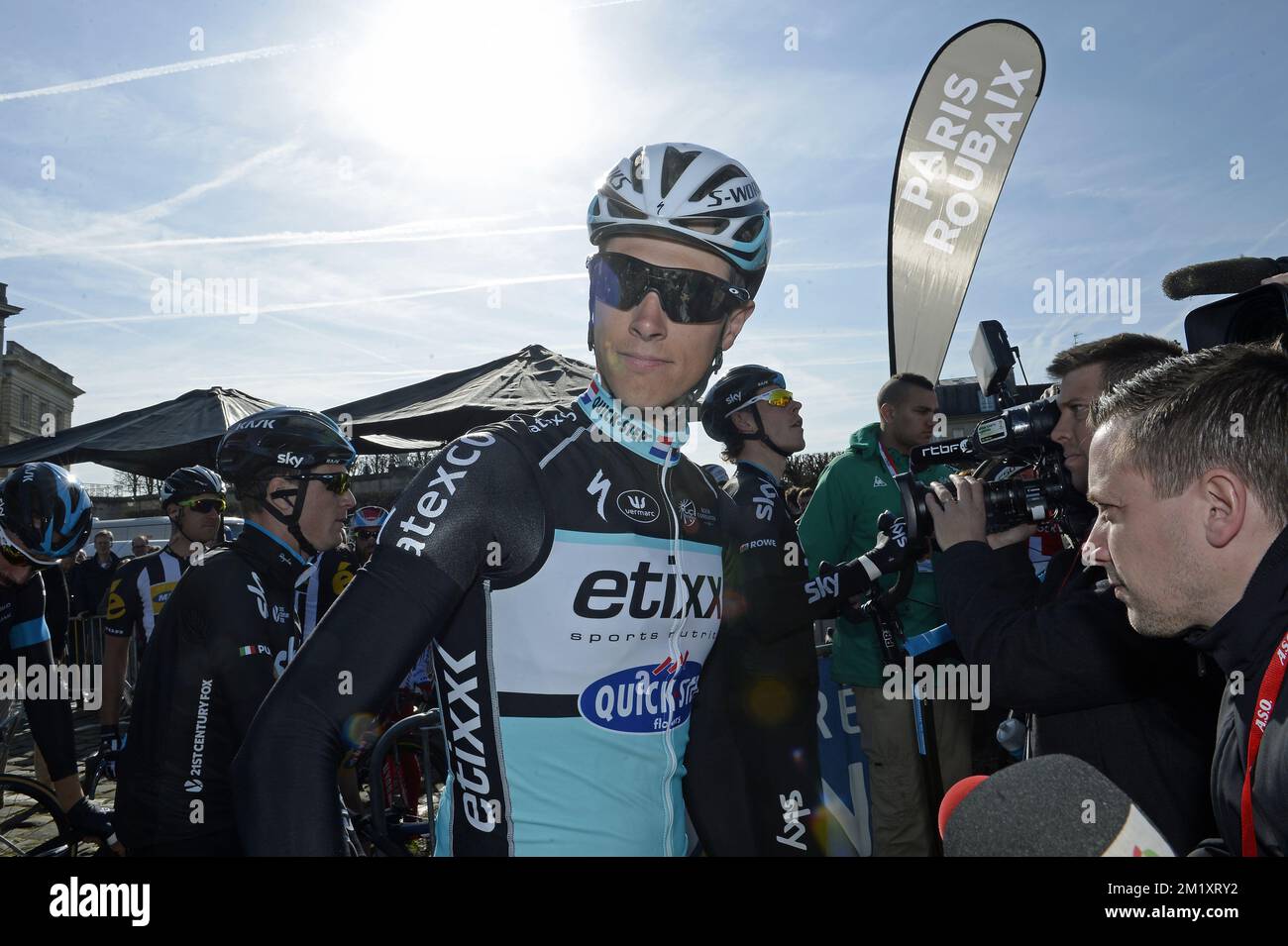 Dutch Niki Terpstra of team Ettix - Quick-Step pictured at the start of ...