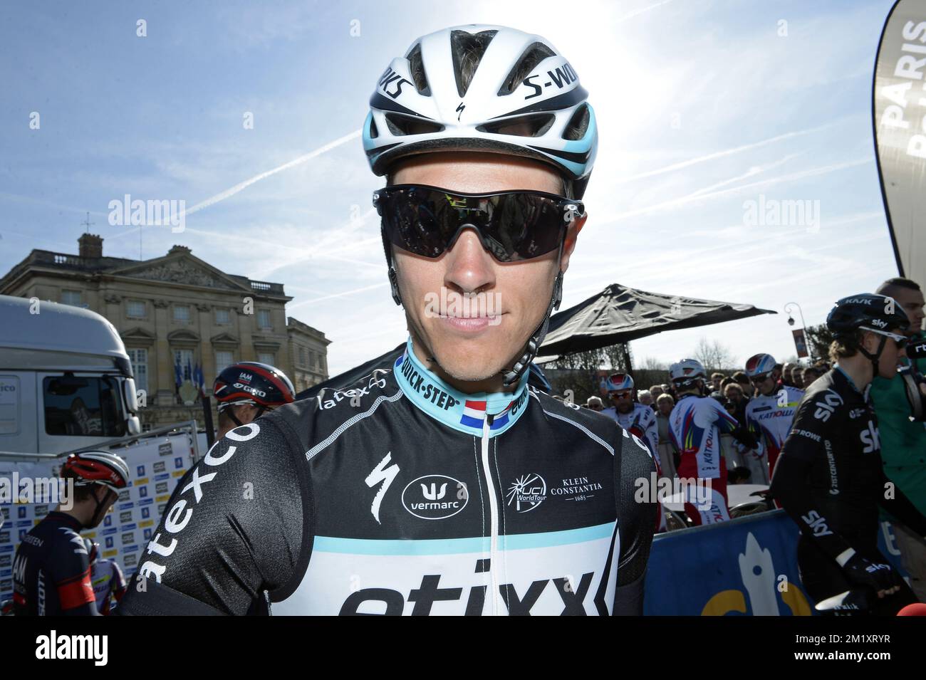 Dutch Niki Terpstra of team Ettix - Quick-Step pictured at the start of ...