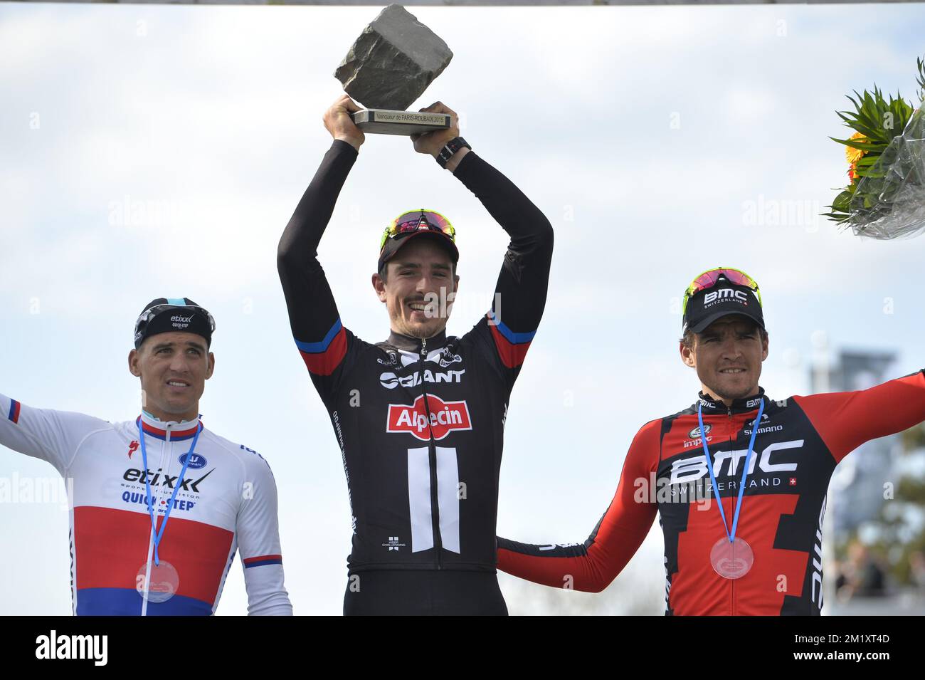 Czech Zdenek Stybar of team Ettix - Quick-Step, German John Degenkolb ...