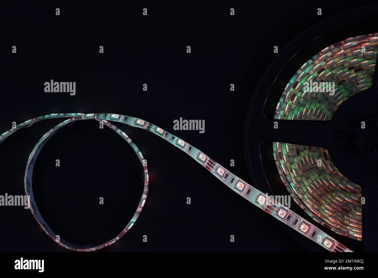 led strip in color light roll Stock Photo - Alamy