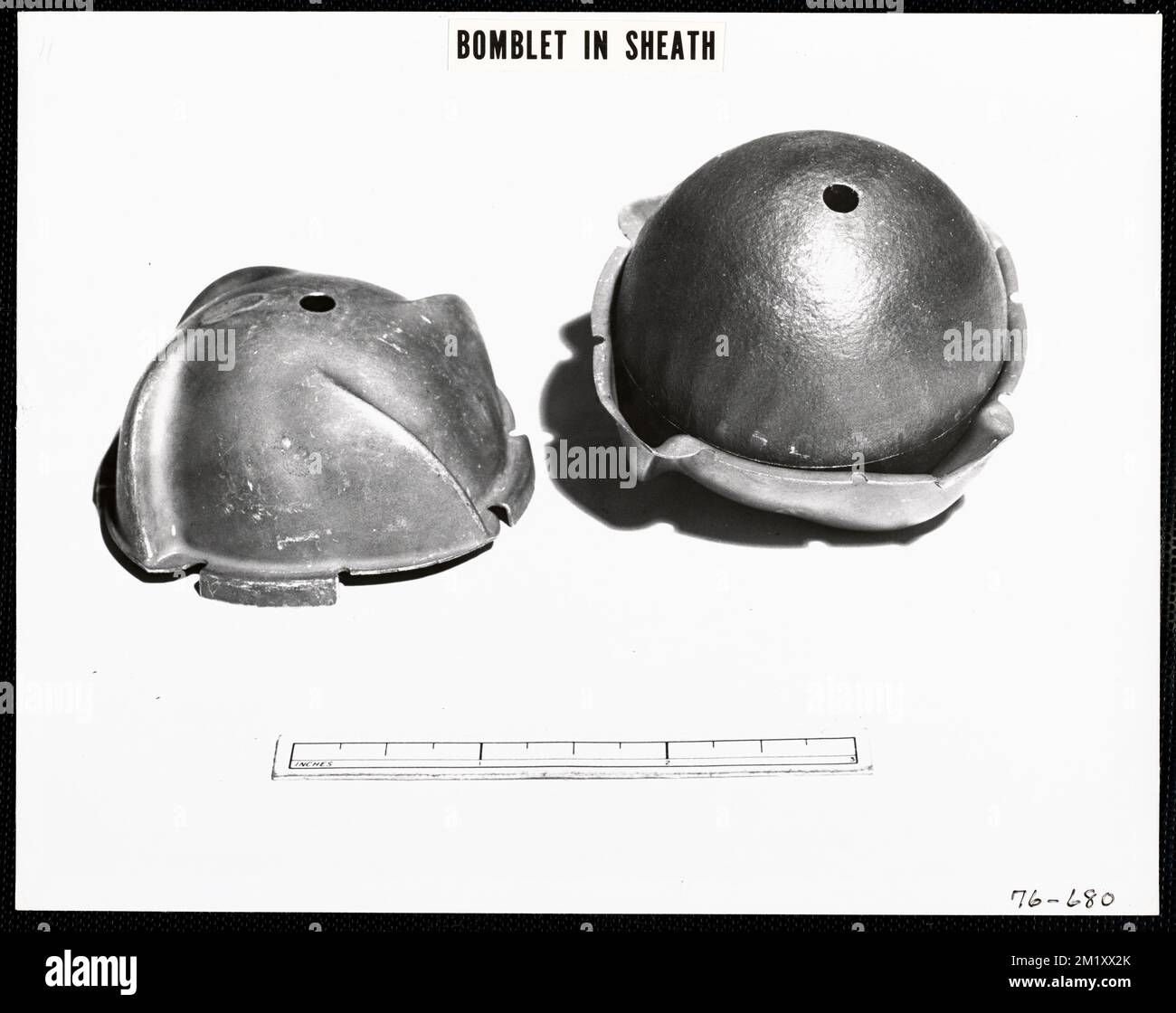 Bomblet in sheath , Ordnance industry, Armories, Molds Shaping tools ...
