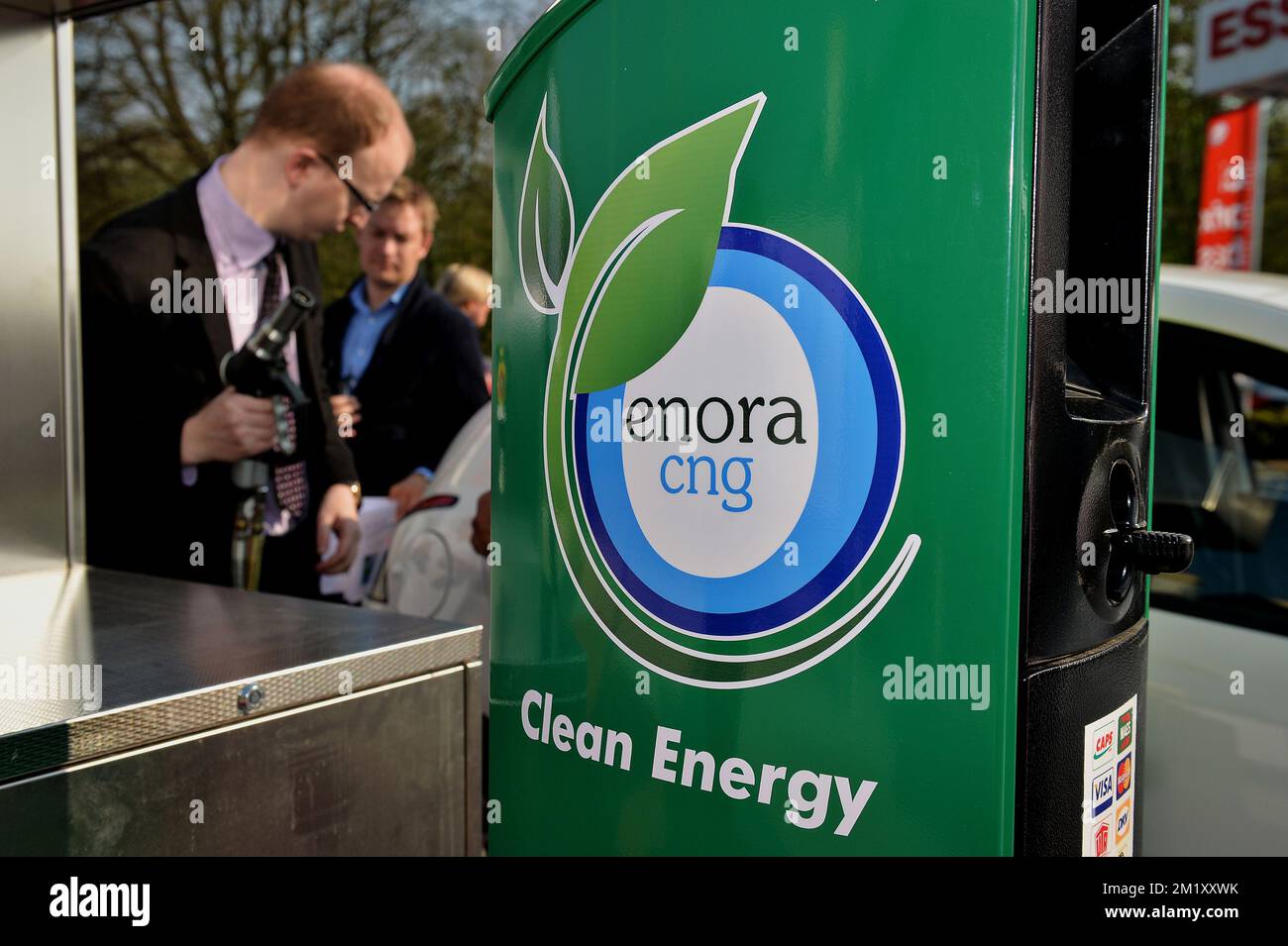 20150423 - TOURNAI, BELGIUM: Illustration picture shows the Enora-CNG ...