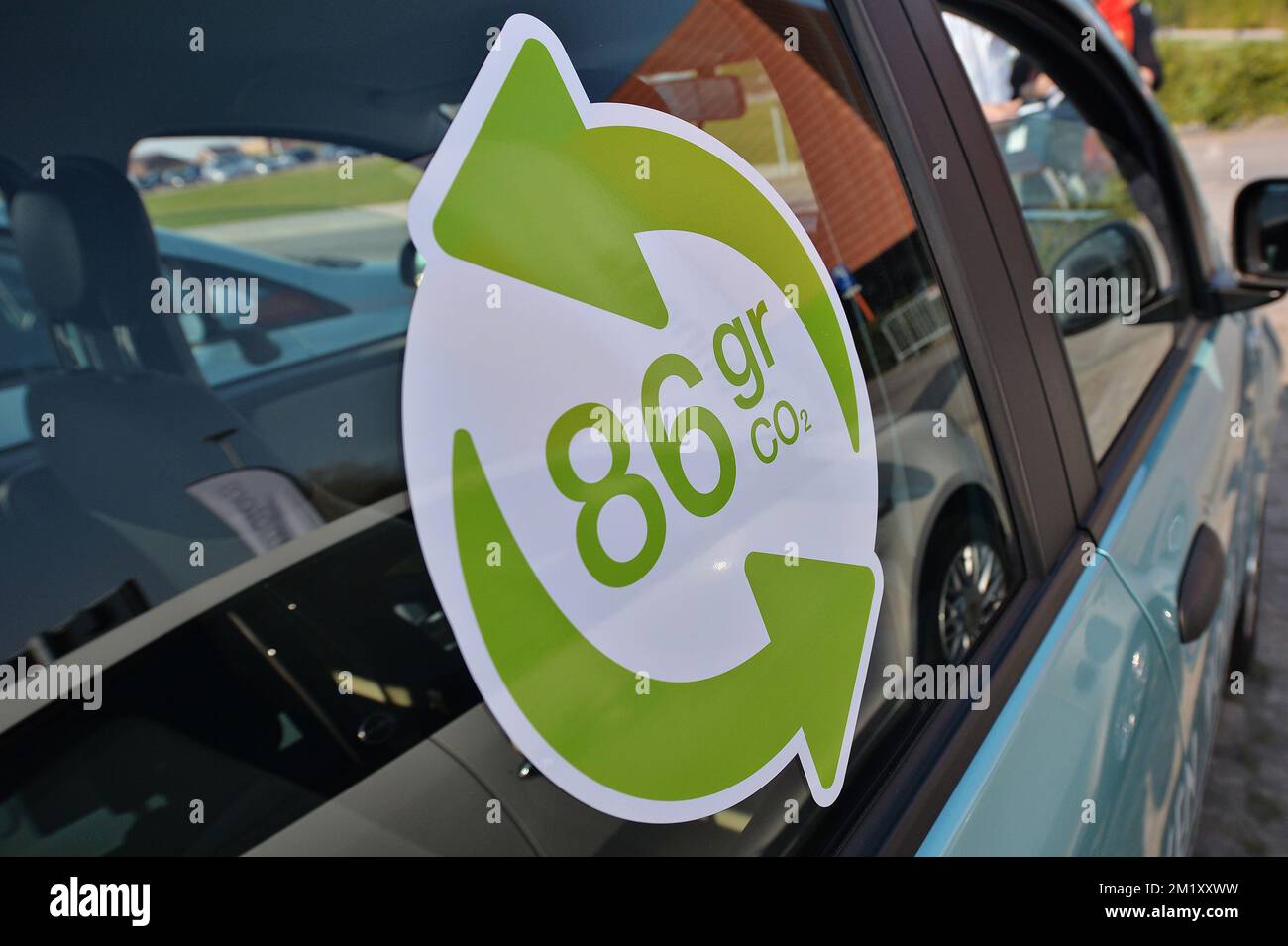 20150423 - TOURNAI, BELGIUM: Illustration picture shows 86gr CO logo at ...