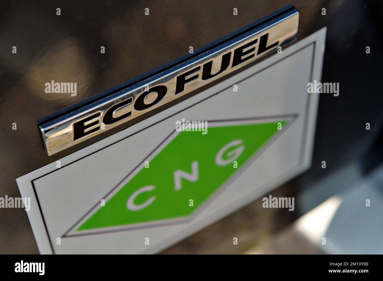 20150423 - TOURNAI, BELGIUM: Illustration picture shows the CNG logo at ...