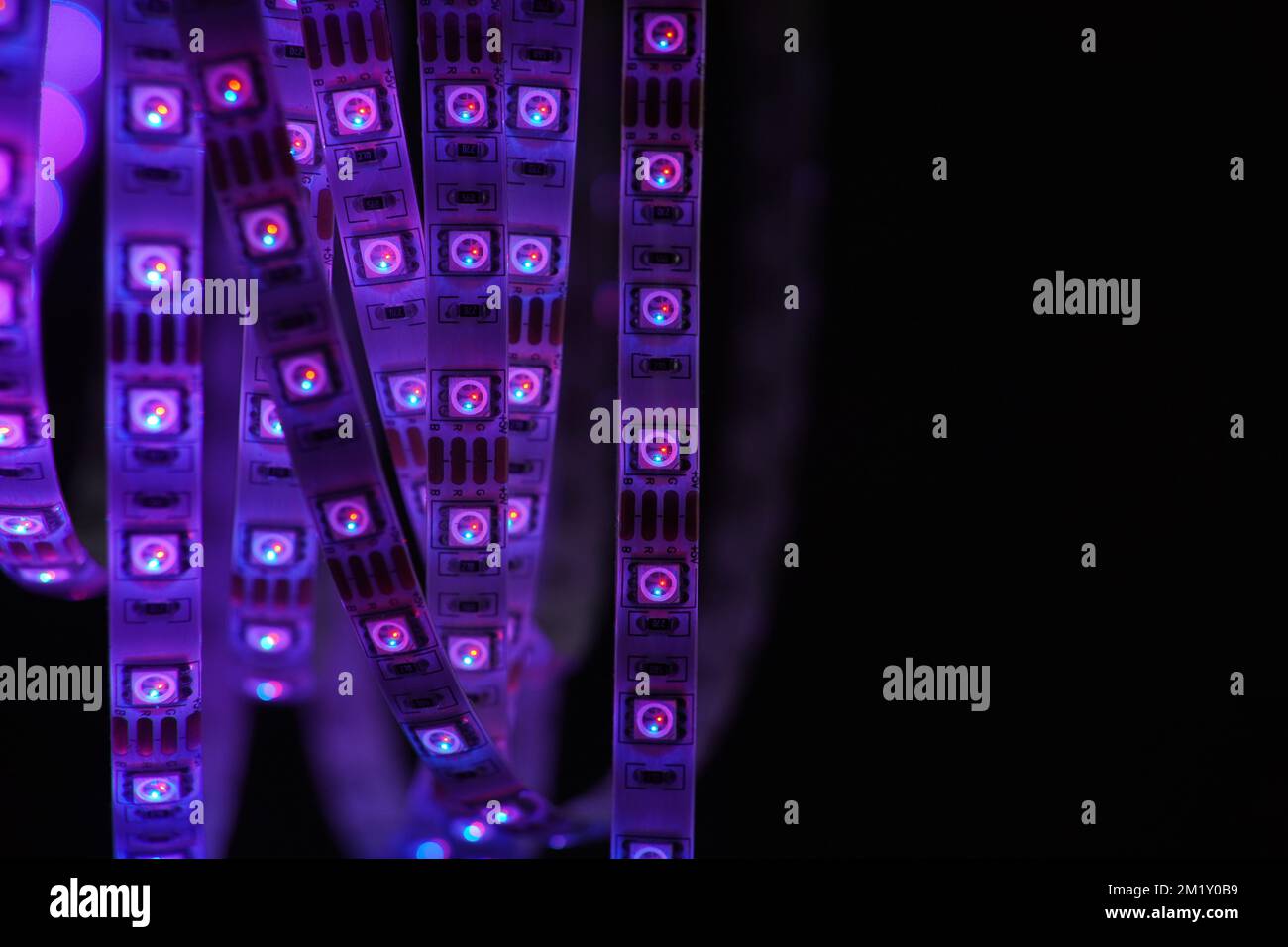 led strip in color light roll Stock Photo - Alamy