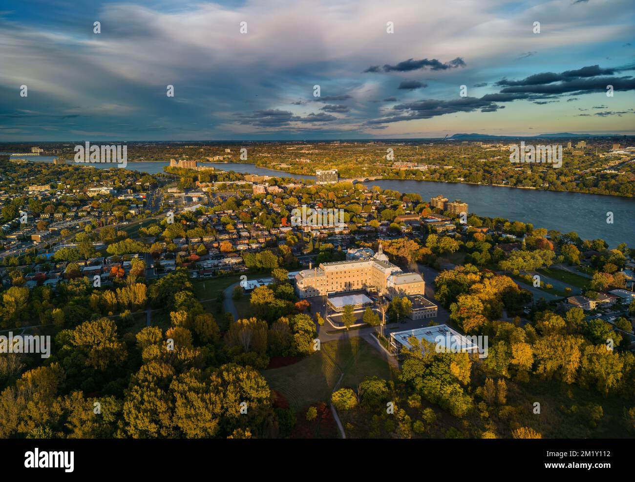 Aerial view of Laval city in Quebec, Canada Stock Photo - Alamy