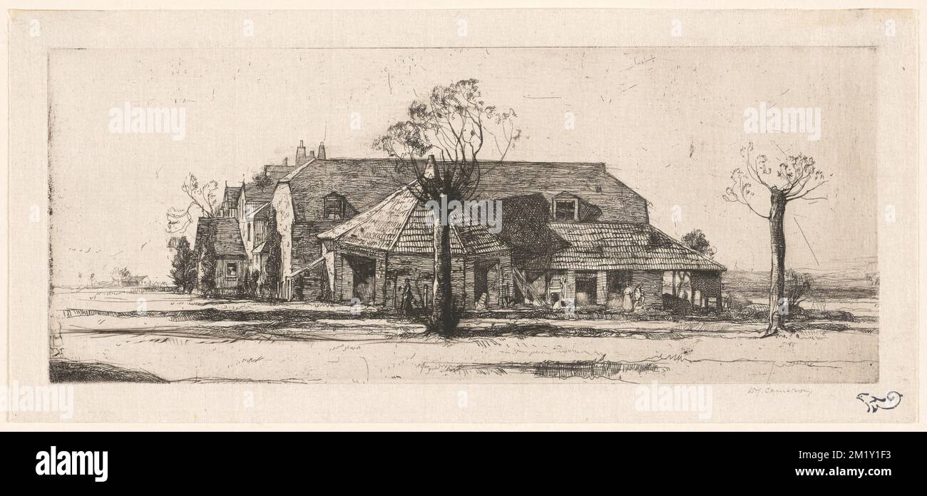 Detailed illustrations of historical buildings hi-res stock photography ...