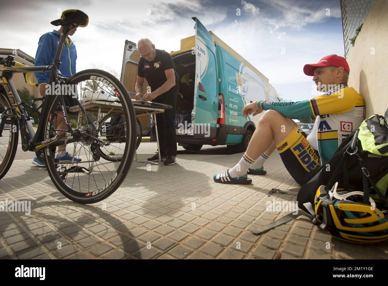20150427 Palma De Mallorca Spain Stage training Telenet Fidea Cycling ...