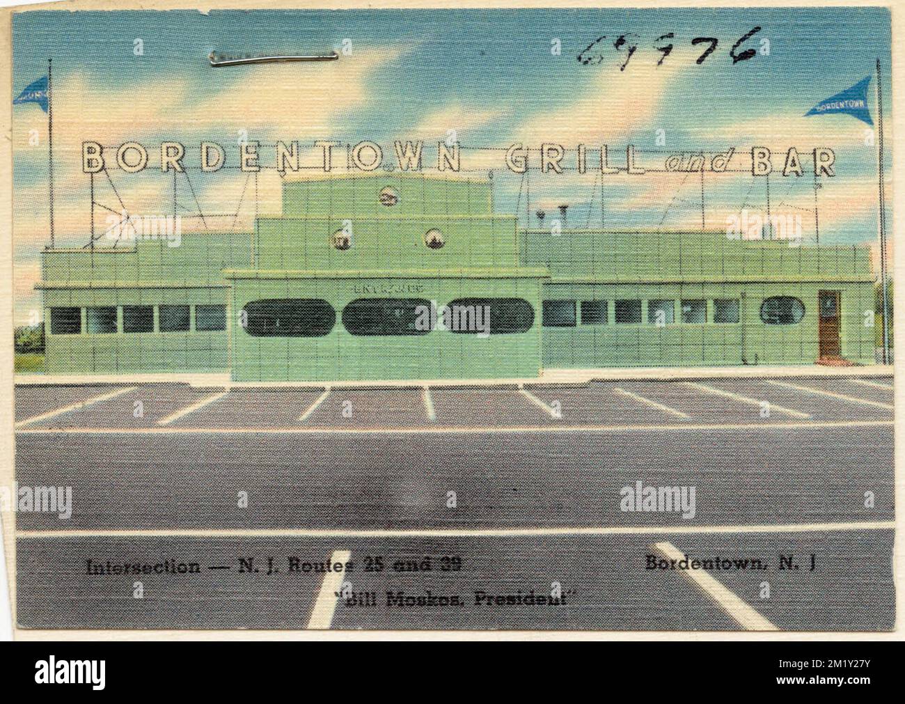 Bordentown Grill and Bar, intersection -- N. J. Routes 25 and 39 ...
