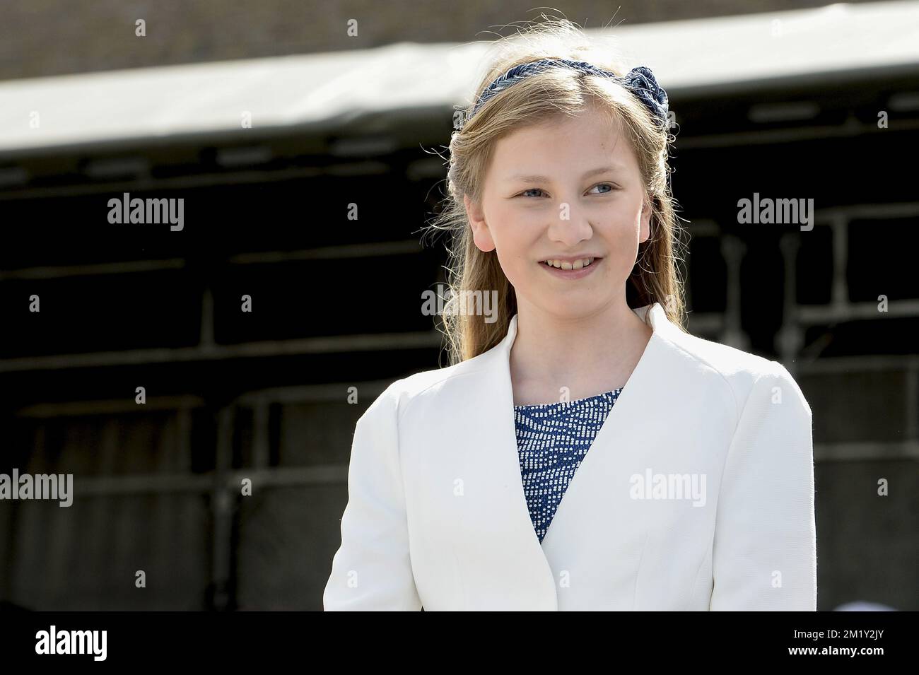 20150506 - ZEEBRUGGE, BELGIUM: Crown Princess Elisabeth pictured during ...