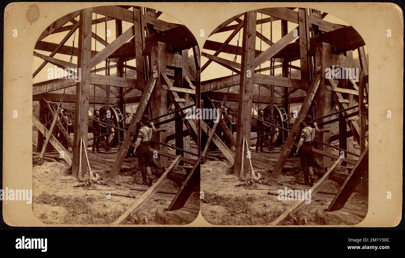 Boring tools in operation , Oil well drilling rigs, Drilling & boring ...