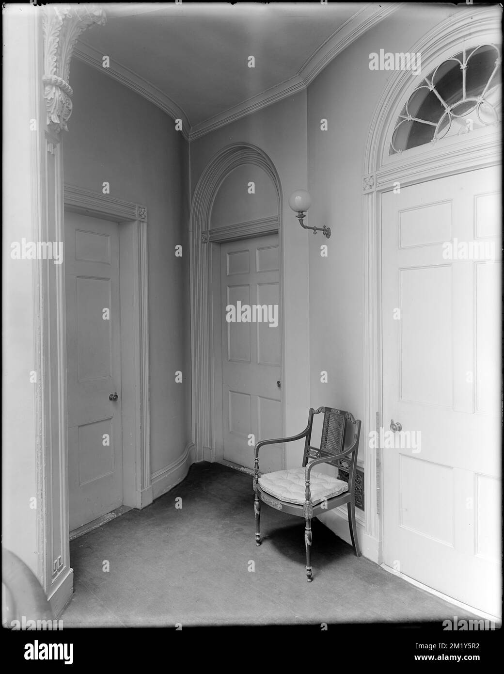 Boston, 40 Beacon Street, hall, third floor, Daniel P. Parker house ...