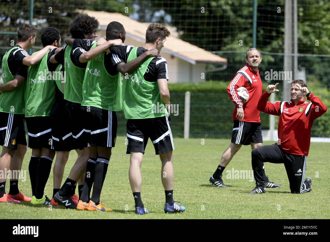 20150602 - BORDEAUX, FRANCE: Belgium's assistant coach Vital Borkelmans ...