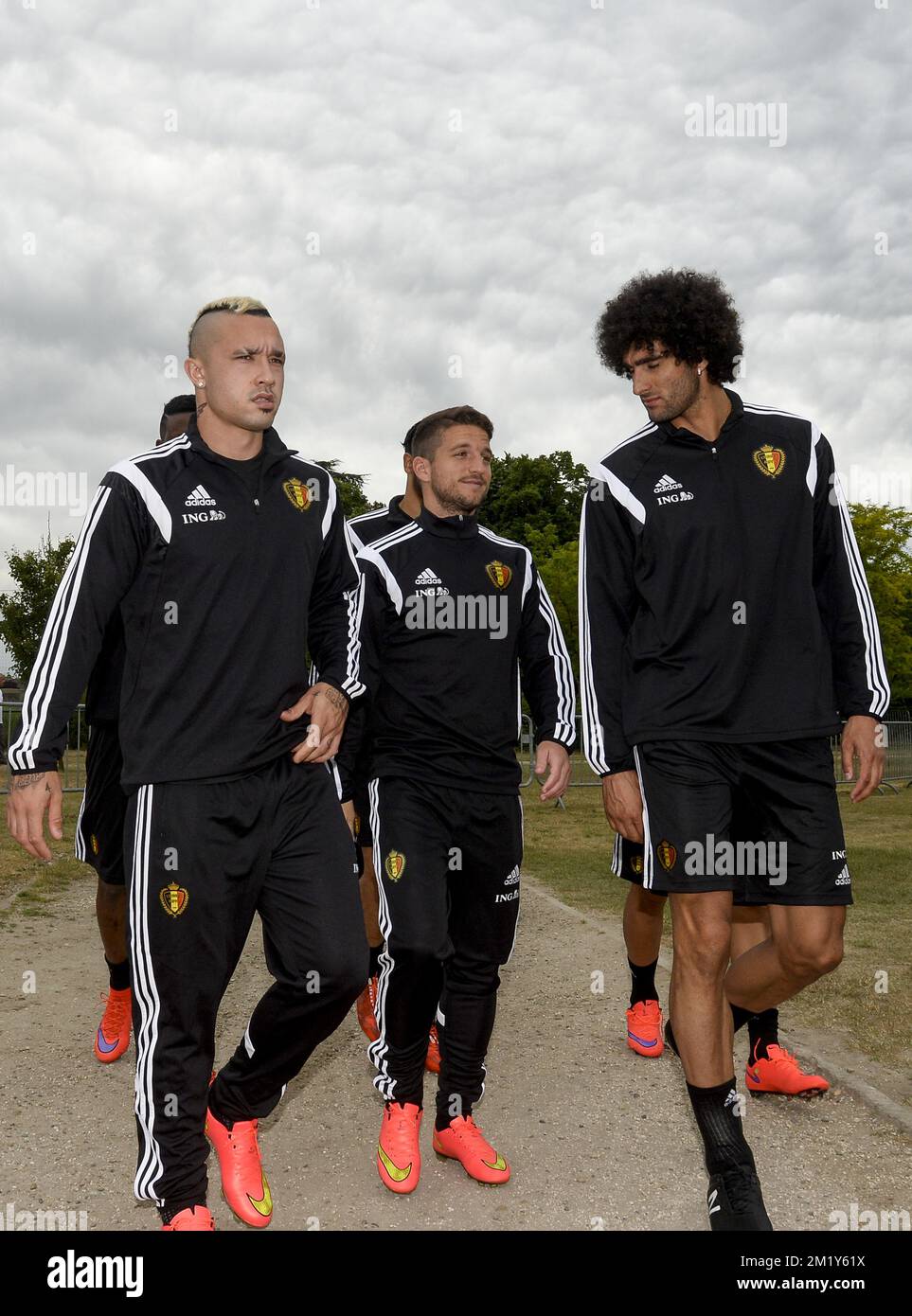 20150601 - BORDEAUX, FRANCE: Belgium's Radja Nainggolan, Belgium's ...