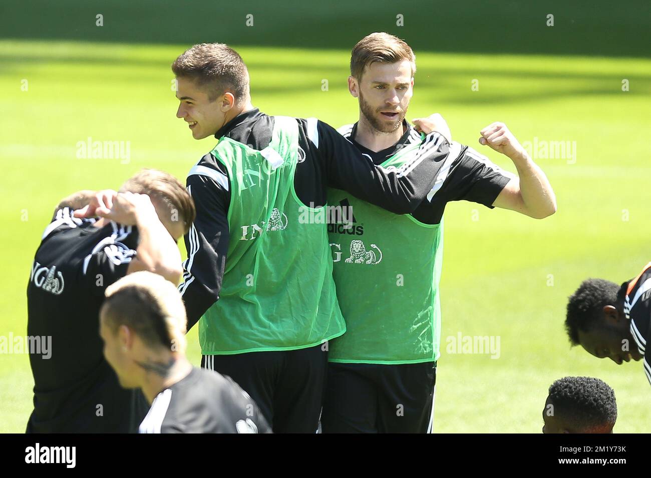20150610 - BRUSSELS, BELGIUM: Belgium's Leander Dendoncker and Belgium ...