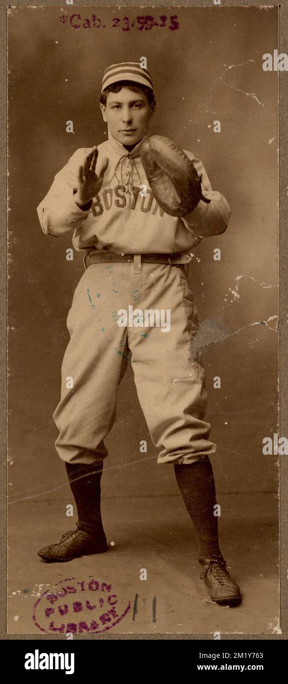 Boston Americans catcher Ossie Schreckengost , Baseball players, Boston ...