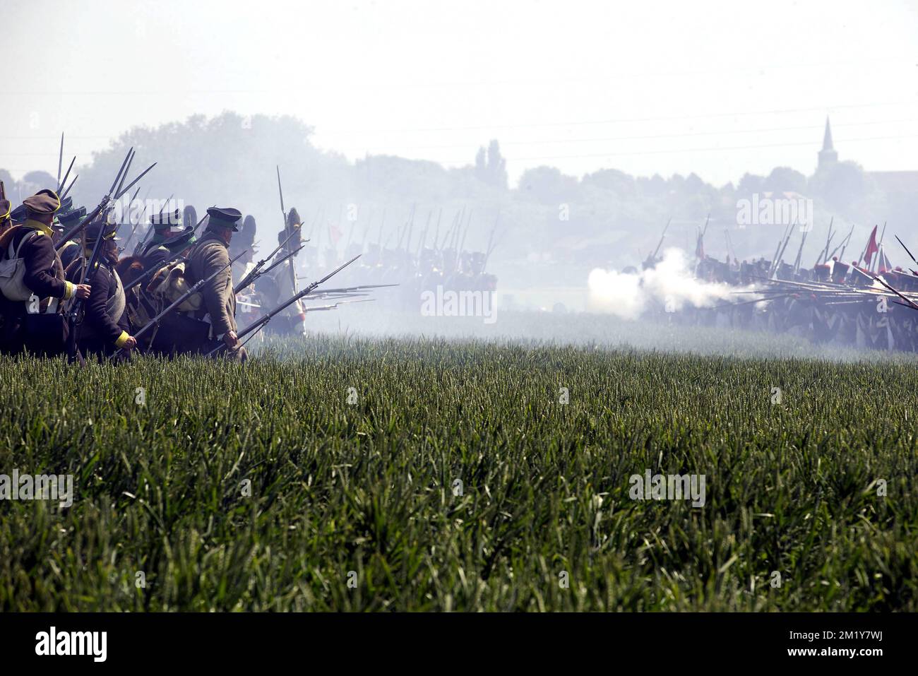 Napoléon à la bataille de waterloo hi-res stock photography and images ...