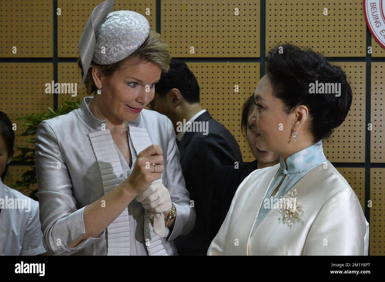 20150624 - BEIJING, CHINA: Queen Mathilde of Belgium and China First ...